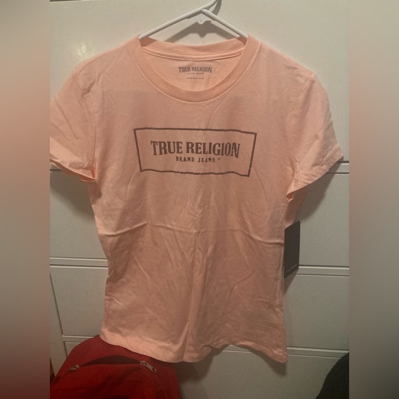 True Religion | Tops | True Religion Pink Shirt | Poshmark